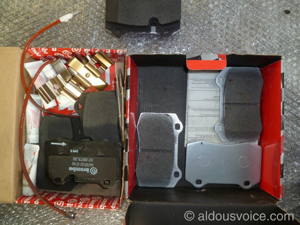 Ferrari 360 & F430 Brake Pads – Aldous Voice